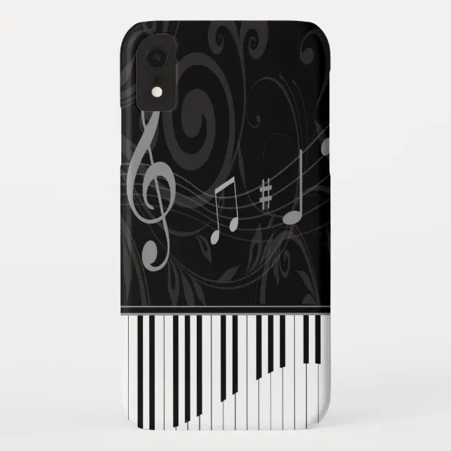 Whimsical Piano and Musical Notes Case-Mate iPhone Case | Zazzle