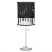 Whimsical Piano and Musical Notes Table Lamp | Zazzle