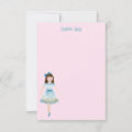 Whimsical Pink Watercolor Nutcracker Clara Thank You Card | Zazzle