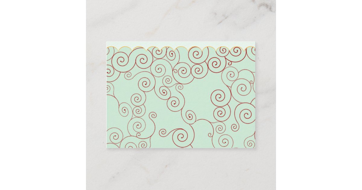 Whimsical Place Card Template | Zazzle