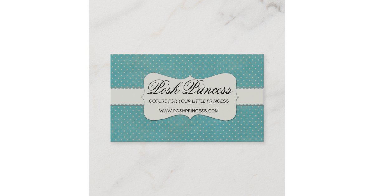 Whimsical Posh Boutique Business Card | Zazzle