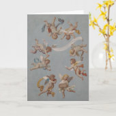 Whimsical Renaissance Cherub Angels Card | Zazzle