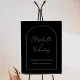 Whimsical Script Arched Frame Wedding Welcome Sign | Zazzle