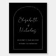 Whimsical Script Arched Frame Wedding Welcome Sign | Zazzle