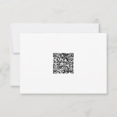 Whimsical Script | Horizontal QR Code RSVP Card | Zazzle