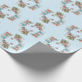 Whimsical Stacked Watercolor Teacups Wrapping Paper | Zazzle