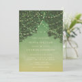 Whimsical String Lights Fairy Tale Wedding Invitation | Zazzle