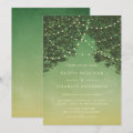 Whimsical String Lights Fairy Tale Wedding Invitation | Zazzle