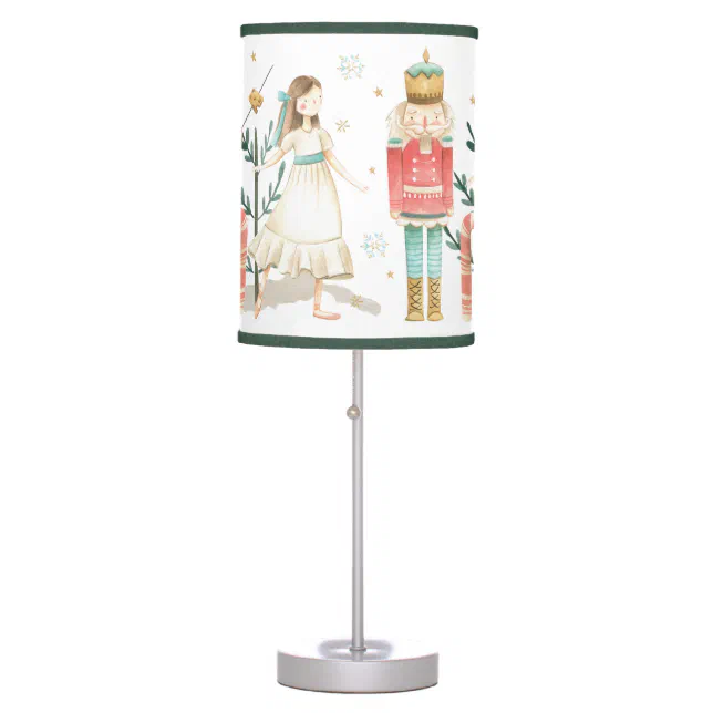 Whimsical The Nutcracker Christmas Ballet Bedroom Table Lamp | Zazzle