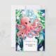 Whimsical Under the Sea Octopus Birthday Thank You Card | Zazzle