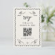 Whimsical Vintage French Wedding QR Code RSVP Card | Zazzle