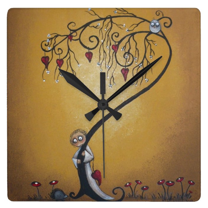 Whimsical Wall Clock | Zazzle.com