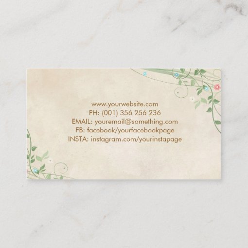 Whimsical Watercolor Tree of life Business Card | Zazzle