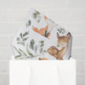 Whimsical Woodland Forest Animals Sage Greenery Tissue Paper | Zazzle