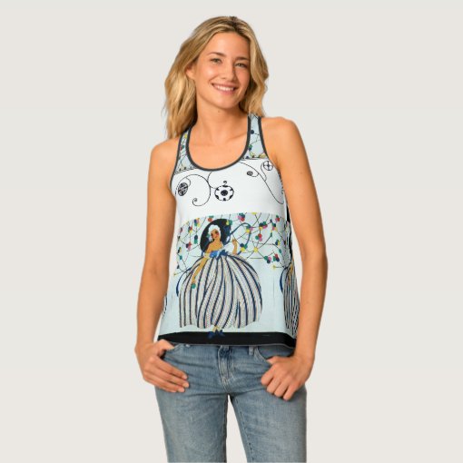 WHIMSICAL YOUNG GIRL / Beauty Fashion Tank Top | Zazzle