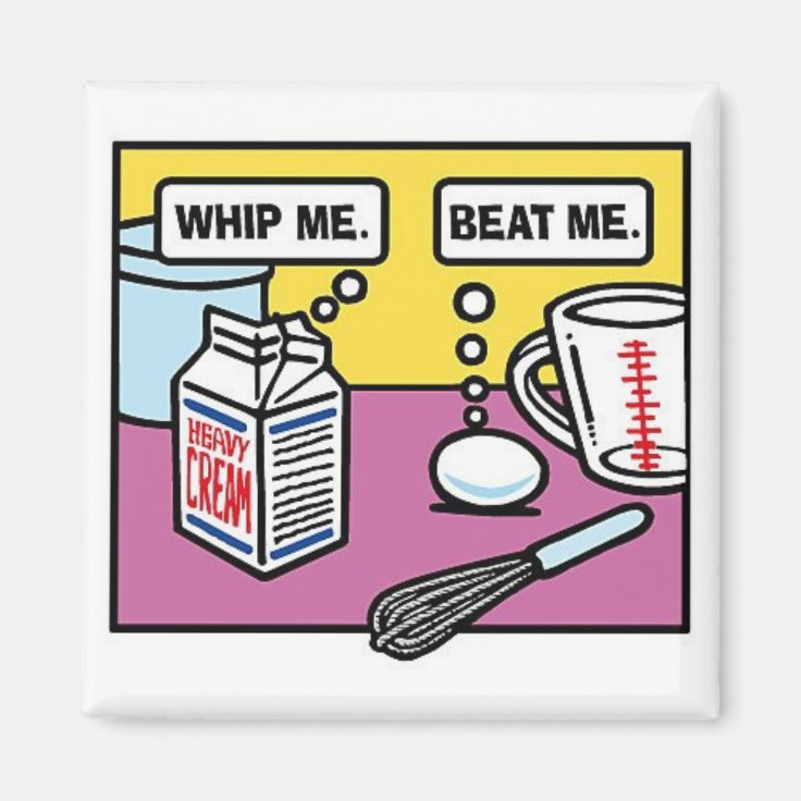 Whip Me...Beat Me Magnet | Zazzle