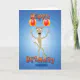 whippet - balloons - happy birthday card | Zazzle