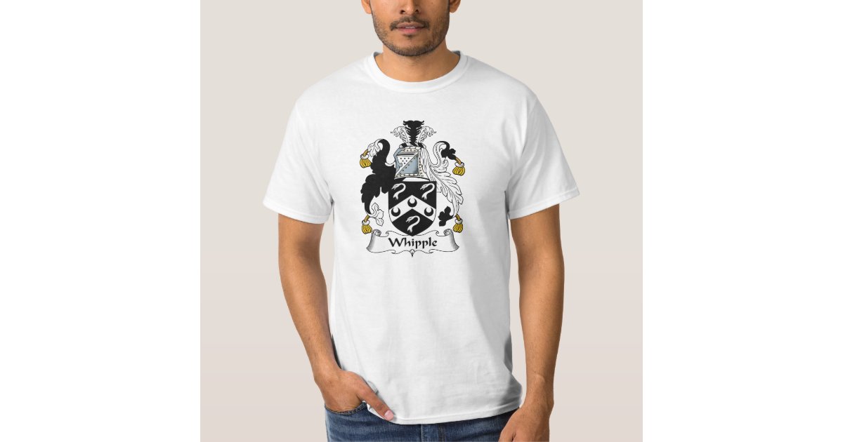Whipple Family Crest T-Shirt | Zazzle