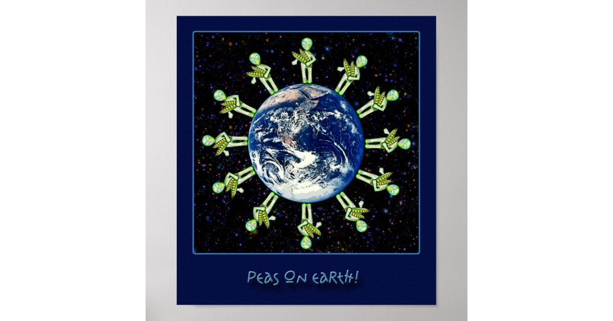 Whirled Peas! Poster | Zazzle