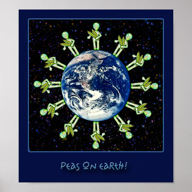 Whirled Peas! Poster | Zazzle