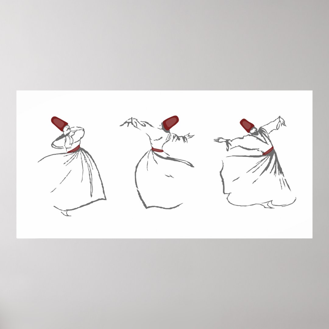 Whirling Dervishes Print | Zazzle