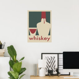 Whiskey Poster | Zazzle