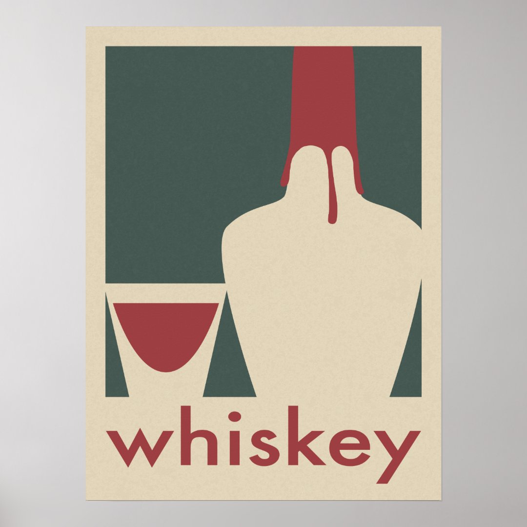 Whiskey Poster | Zazzle