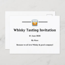 Whisky Tasting Invitation | Zazzle