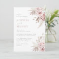 Whispering Blush Garden Wedding Invitation | Zazzle