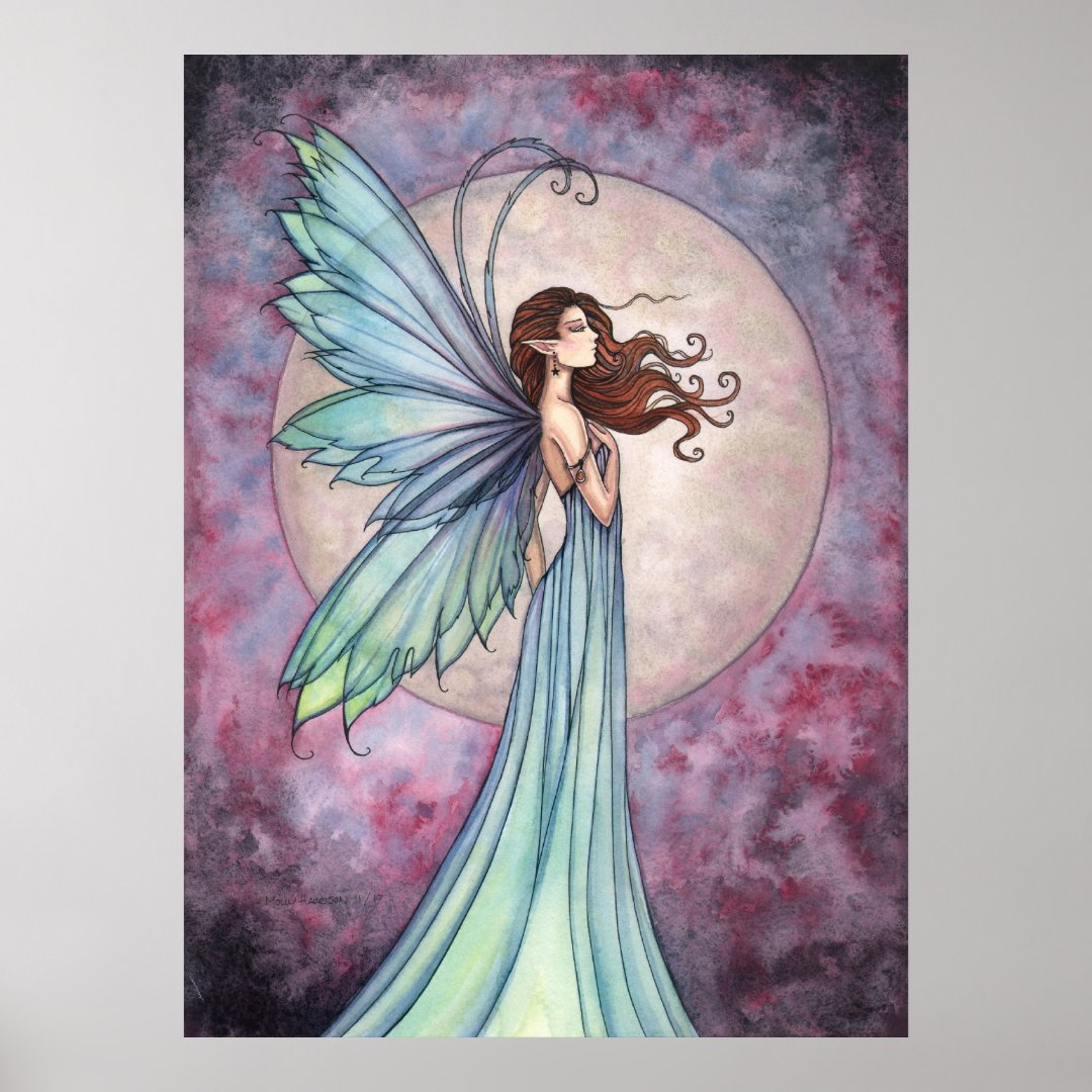Whispering Wind Fairy Poster | Zazzle