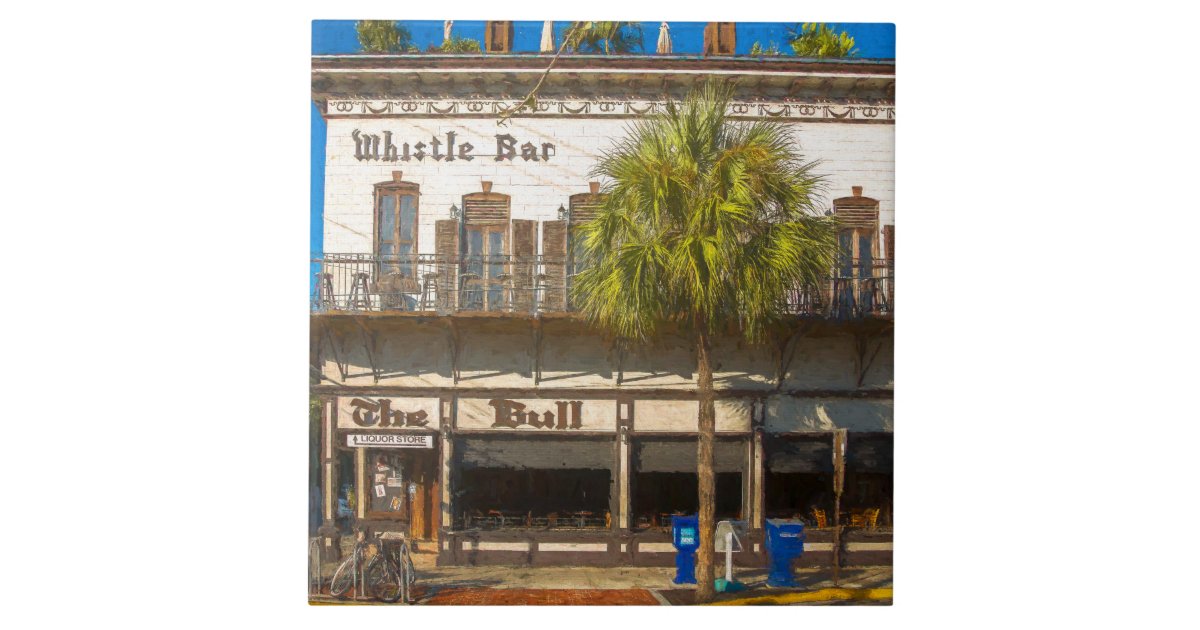 Whistle Bar Key West Ceramic Tile | Zazzle
