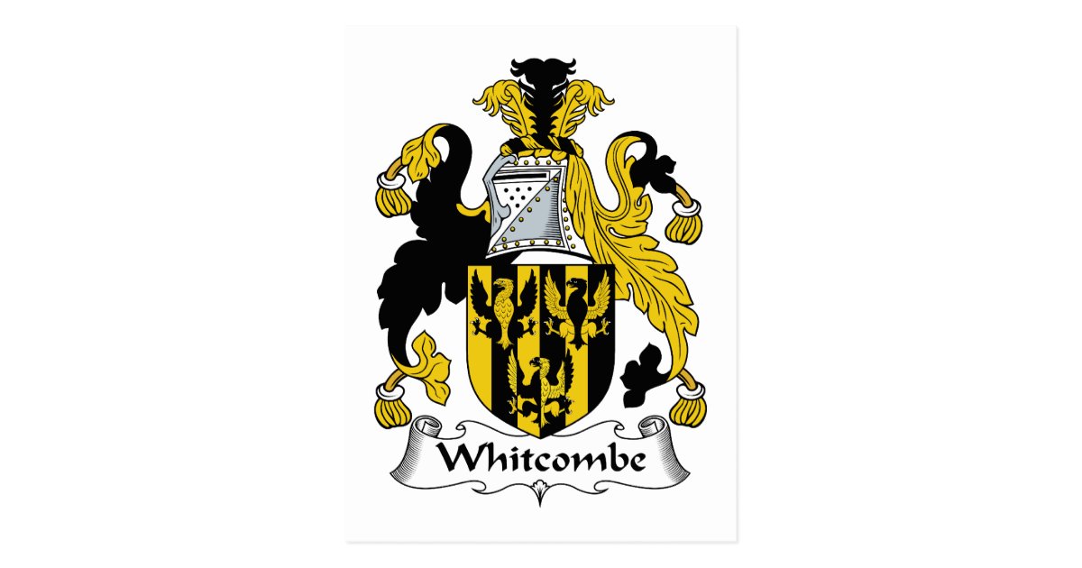 Whitcombe Family Crest Postcard | Zazzle.com