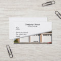 White 3 Car Garage Business Card | Zazzle