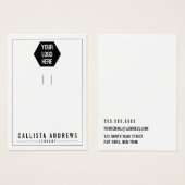 White Add Your Logo Multiple Keychain Display Card | Zazzle