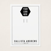 White Add Your Logo Multiple Keychain Display Card | Zazzle