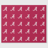 White Alabama A Wrapping Paper | Zazzle