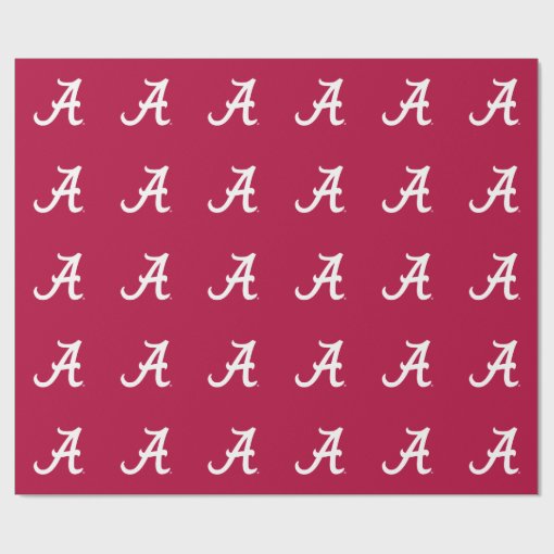 White Alabama A Wrapping Paper | Zazzle