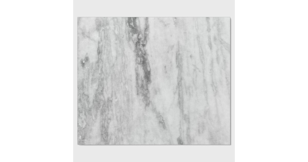 White And Gray Marble Texture Pattern Wrapping Paper | Zazzle