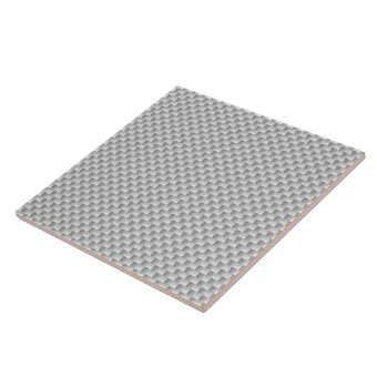 White and Grey Carbon Fiber Graphite Tile | Zazzle