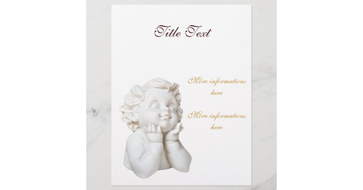 White Angel Flyer | Zazzle