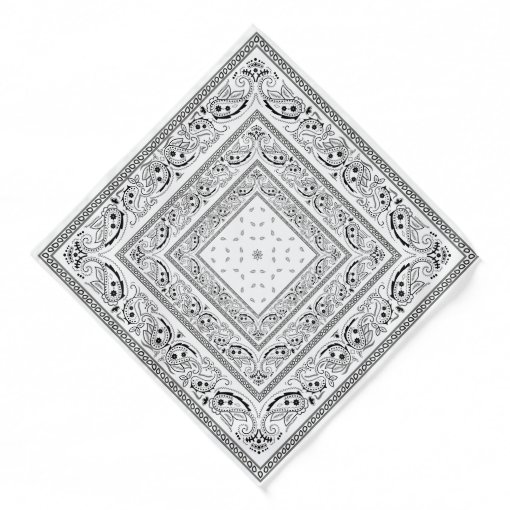 White Bandanarama Bandana | Zazzle