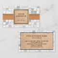 White Bathroom Kitchen Flooring Tiles Installer Business Card | Zazzle