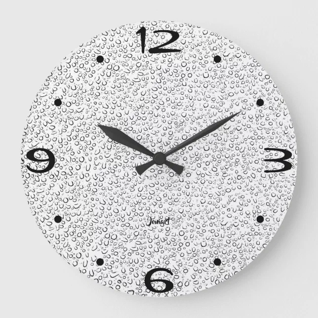 White Bathroom Wall Clock New Home Timepiece Home | Zazzle
