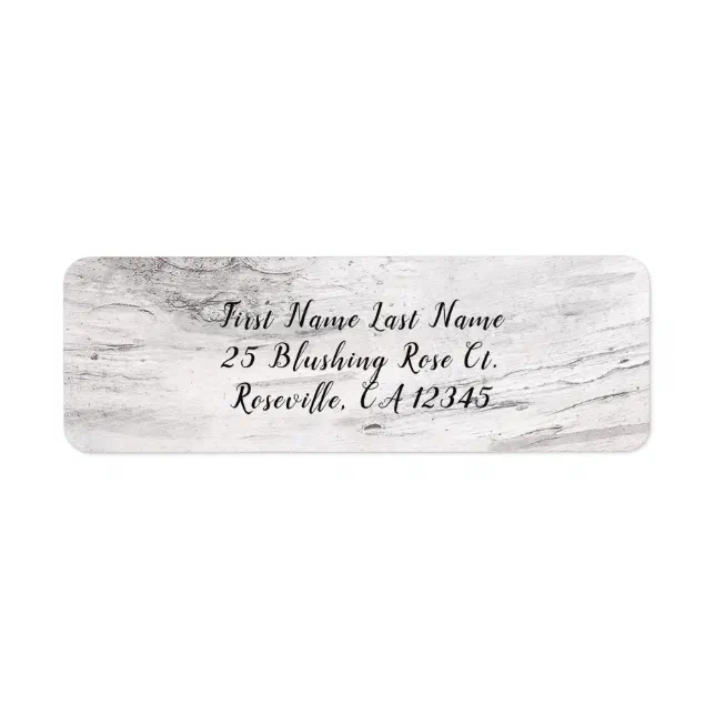 White Birch Rustic Country Farmhouse Country Chic Label | Zazzle