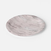 White Birch Tree Wood Rustic Barn Wedding Party Paper Plates | Zazzle