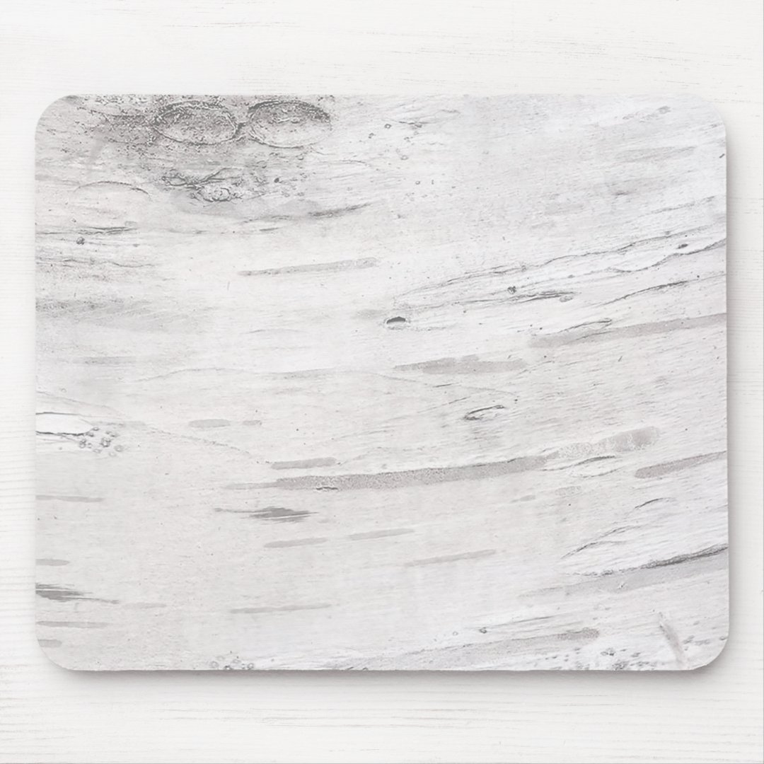 White Birch Wood Rustic Country Farmhouse Barn Mouse Pad | Zazzle