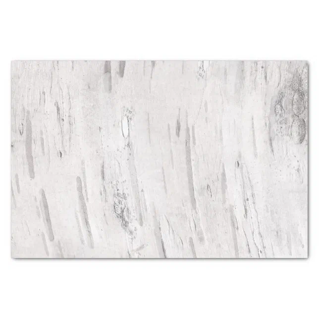 White Birch Wood Rustic Country Farmhouse Barn Tissue Paper | Zazzle