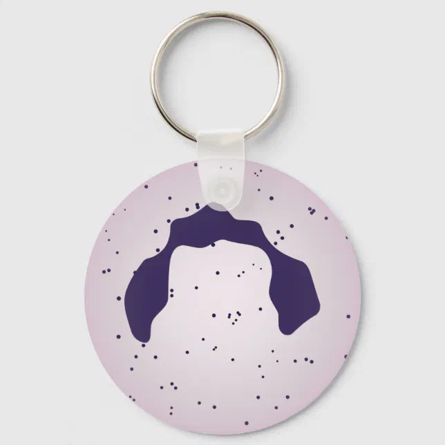 White Blood Cell Keychain | Zazzle