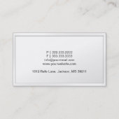 White Border Professor Business Card | Zazzle