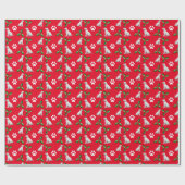 White Boxer Dog Christmas Wrapping Paper | Zazzle
